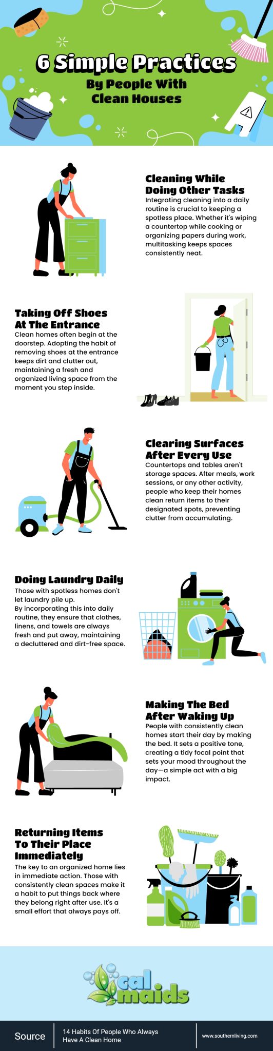 6 Simple Practices By People With Clean Houses | Blog